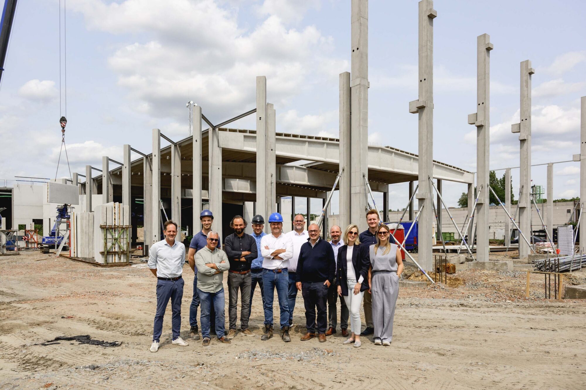 Eerstesteenlegging Hexagon Sint-Niklaas | Beeuwsaert Construct